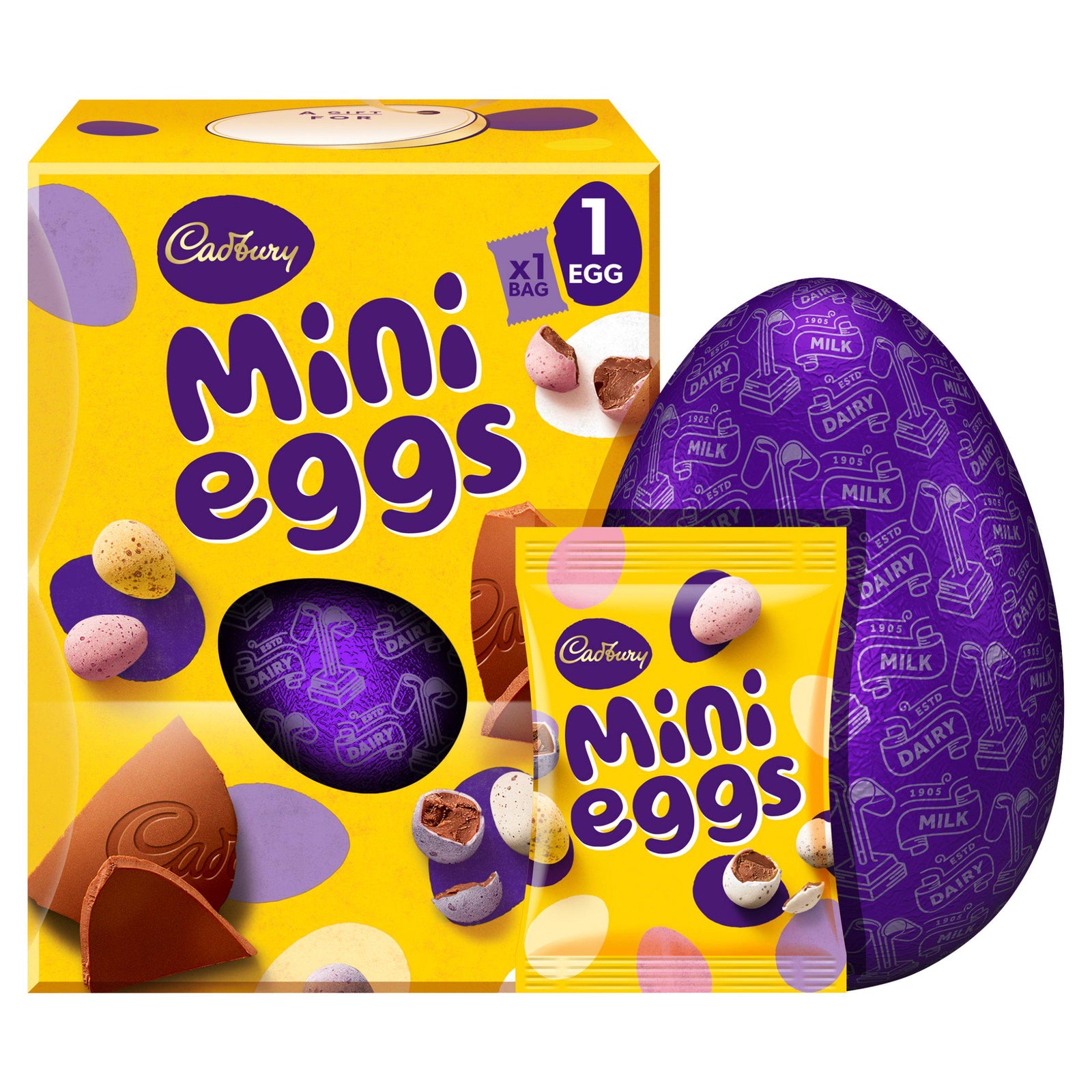Cadbury Mini Eggs Large Easter Egg 181g