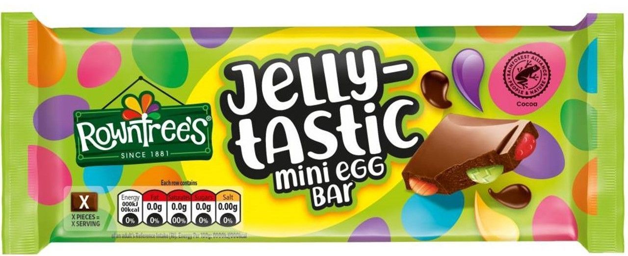 Rowntree's Jelly-Tastic Mini Egg Bar 90g