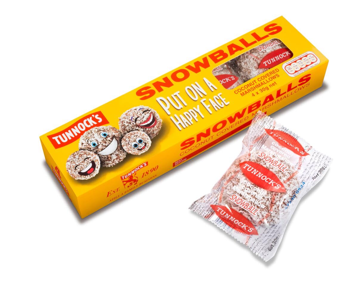 Tunnock's Snowballs 4 Pack 120g